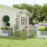 DSFSDF Metal Arched Garden Arbors, For Climbing Plants Support, Wedding Decor | Wayfair